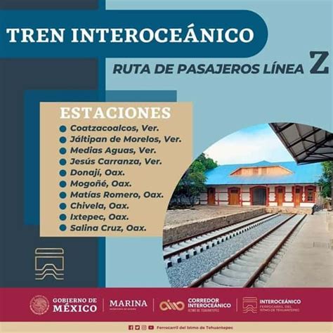 Tren Interoceánico Estas son las estaciones con las que contará la Linea Z