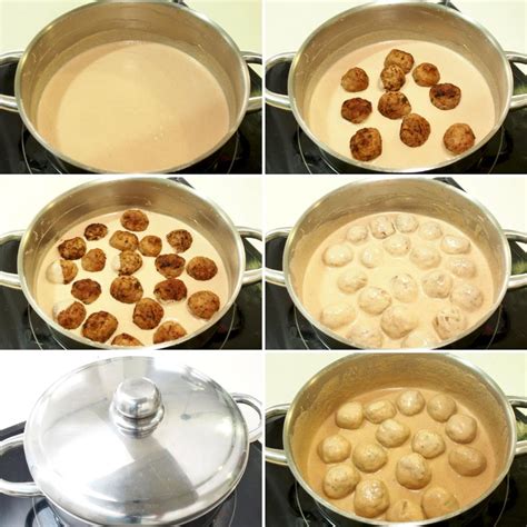 Albóndigas en salsa de almendras El cocinero casero Carnes