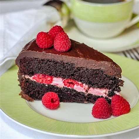 Chocolate Raspberry Truffle Cake Easy Impressive Rock Recipes