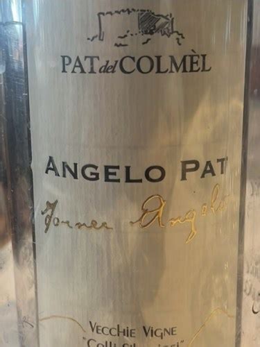 Pat Del Colmel Angelo Pat Vecchie Vigne Vivino Australia