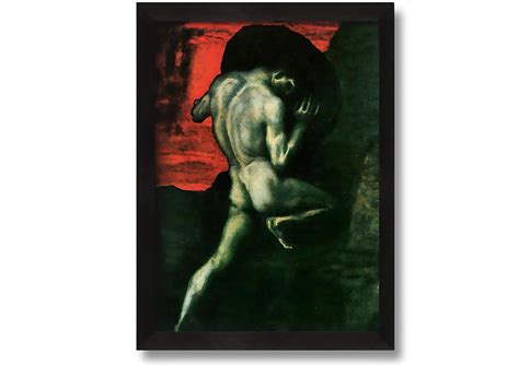 ClassicLiving Sisyphus By Franz Von Stuck Picture Frame Painting On