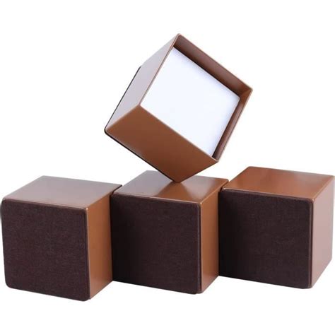 Rehausseur Pieds De Lit 5Cm Lot De 4 Élargies Rehausseurs De Meuble 2