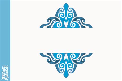 Blue Ornament Vector Graphic By Arief Sapta Adjie II Creative Fabrica
