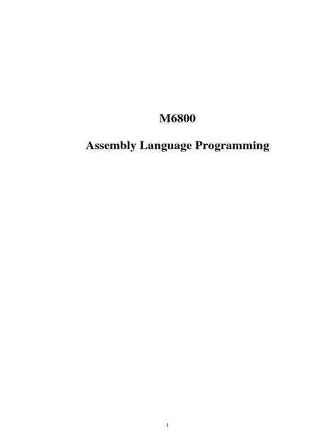 assembler language programming pdf instruction set subroutine