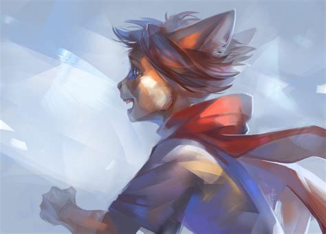 The Big Imageboard Tbib 2018 Anthro Blue Eyes Clothed Clothing Deadro Digital Media Artwork