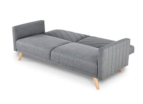 Canape Places Convertible Scandinave En Tissu Gris Balder Dip