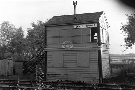 The Transport Library British Rail Signal Box At Skiers Springs In