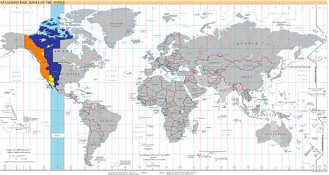 Time Zone Map Difference Between PDT And PST