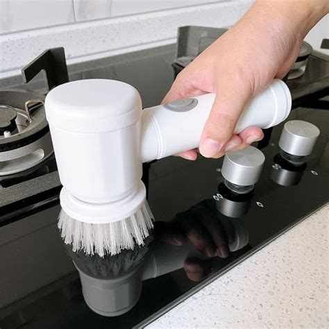 Escova de limpeza elétrica 5 em 1 Escova de limpeza Escova Limpeza