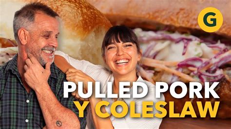 SANDWICH de PULLED PORK con acompañamiento de COLESLAW por Felicitas