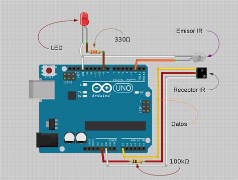 Diagrama Circuito Led Infrarrojo