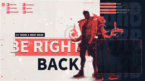 StreamElements Operator Valorant Be Right Back Scene Twitch