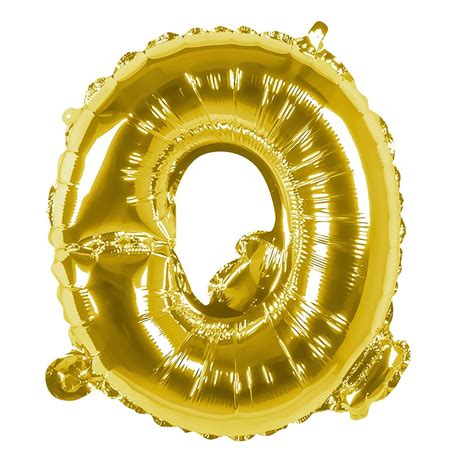 Ballon alu mylar métallisé Lettre de 36 cm de hauteur Chics et