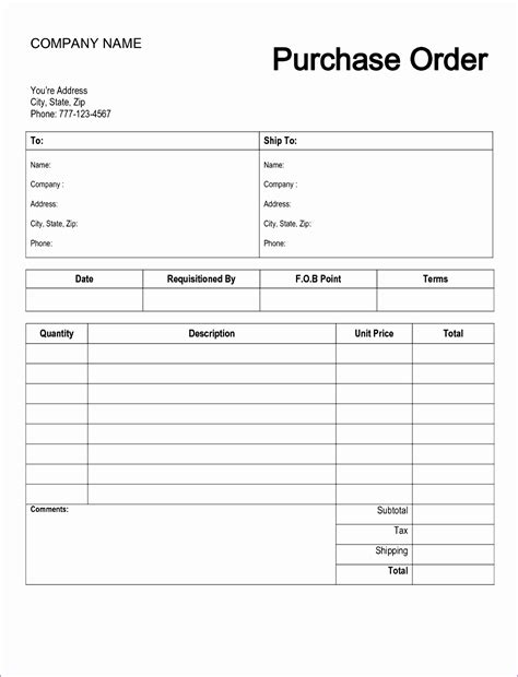Ms Forms Template