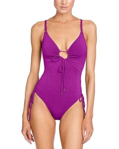 Purple One Piece Swimsuits And Bathing Suits For Women Lyst