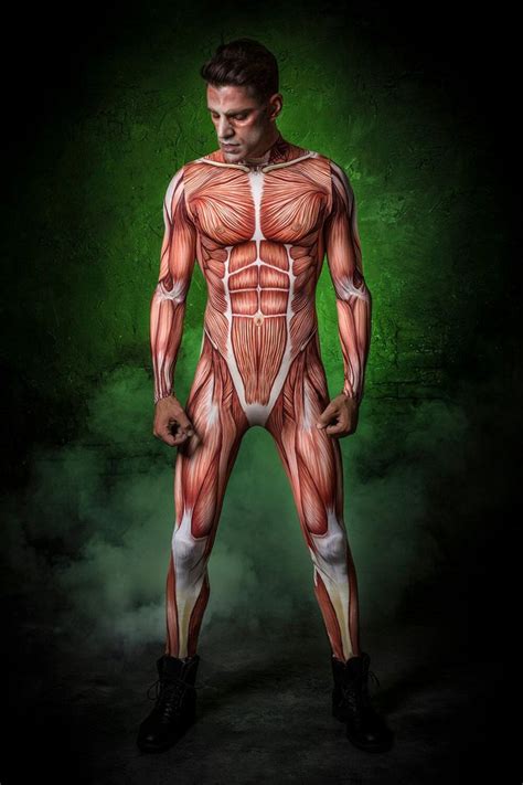 Halloween Costume Men Muscle Suit Costume Men Skeleton Etsy Australia