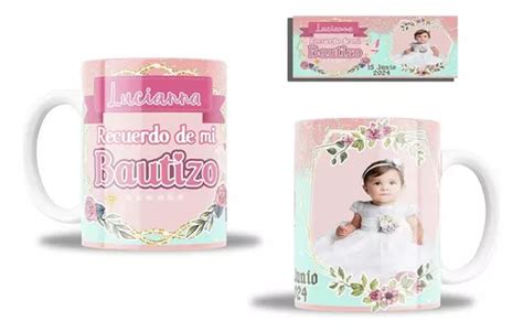 Tazas Personalizadas Mayoreo 12pz Bautizo Mayoreo Envío gratis
