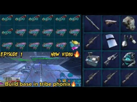 Ark Mobile Pvp Build Base In Tribe Phonix Episode 1 YouTube