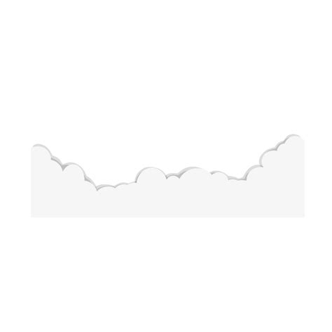 Cloud Border With Shadow 23367184 PNG