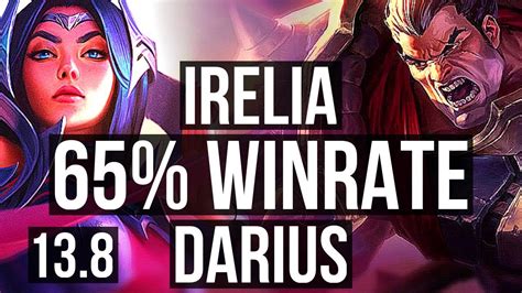 IRELIA Vs DARIUS TOP 65 Winrate KR Master 13 8 YouTube