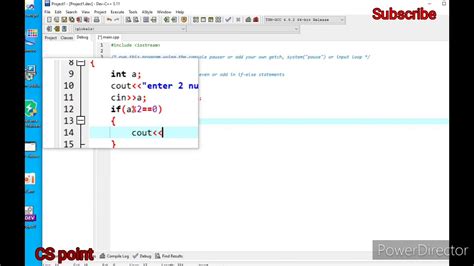 How To Check Even Or Odd No S In C Programing YouTube
