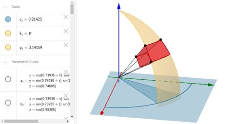spherical coordinates demonstration tool geogebra