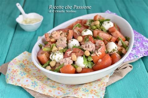 Insalata Di Ceci Al Tonno Con Asparagi E Pomodori Ricette Che