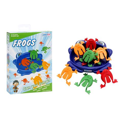 Paket mk Unikatoy Frogs Друштвена игра Жаби што скокаат 3 години