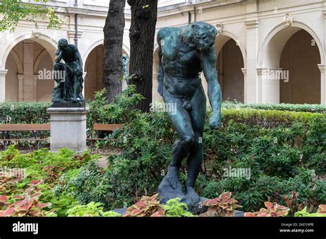 Beautiful Bronze Sculpture Of A Naked Man Made By The Famous Auguste