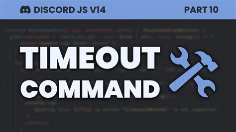 Timeout Slash Command Discord Js V14 YouTube