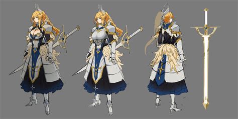 Dawalixi Original Character Design Absurdres Concept Art Highres 1girl Armor Back
