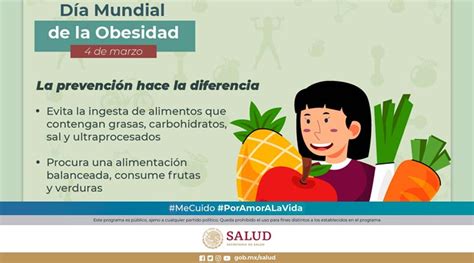 De Marzo I D A Mundial De La Obesidad Saludveracruz