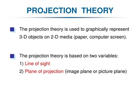 ppt engineering drawing lecture 5 projection theory powerpoint presentation id 7070970