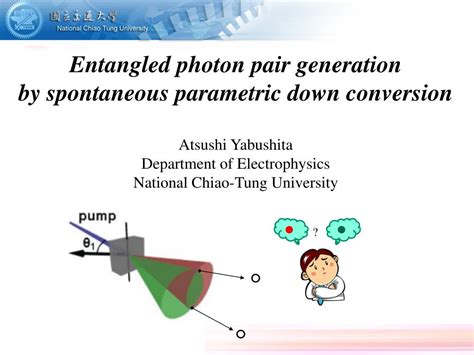ppt entangled photon pair generation by spontaneous parametric down conversion atsushi