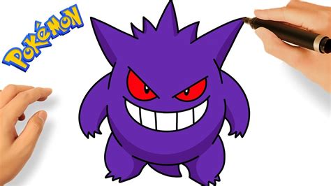How To Draw Gengar From Pokemon Go Printable Step By Step Drawing Sheet