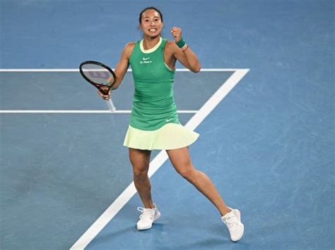 Zheng Finds Groove To Down Kalinskaya Reach Australian Open Semis