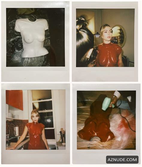 Annasophia Robb More Breasts Nipples In Red Resin Dress AZNude
