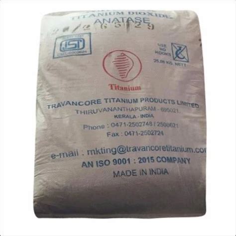 TTK Anatase Titanium Dioxide Ld Bags 25 Kg At Rs 195 Kg In Ahmedabad