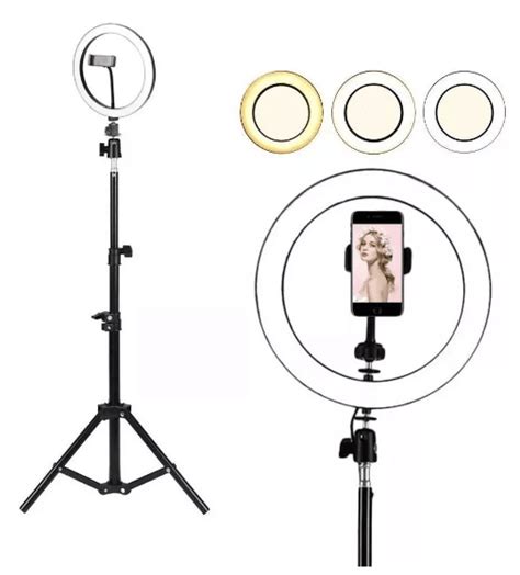 Comprar Ring Light Completo Iluminador Port Til Cm Trip Metros