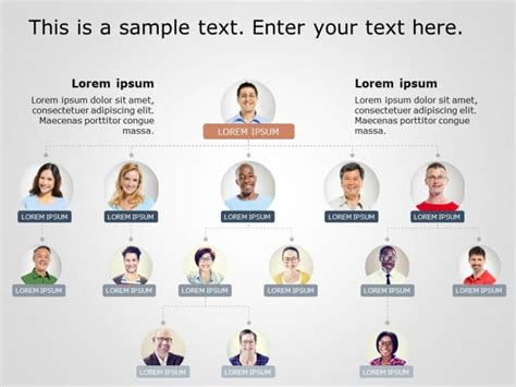 Org Chart 13 PowerPoint Template SlideUpLift