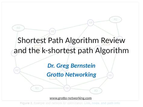 pptx shortest path algorithm review and the k shortest path algorithm dokumen tips