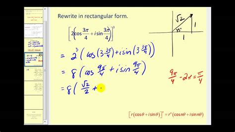 de moivre s theorem youtube