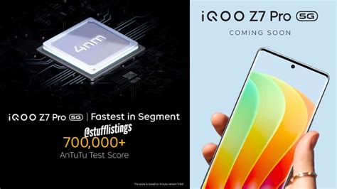 IQOO Z7 Pro 5G AnTuTu Benchmark Score Revealed To Feature A 4nm