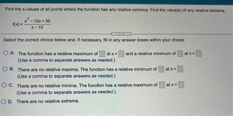 find the x values of all points where the function has math