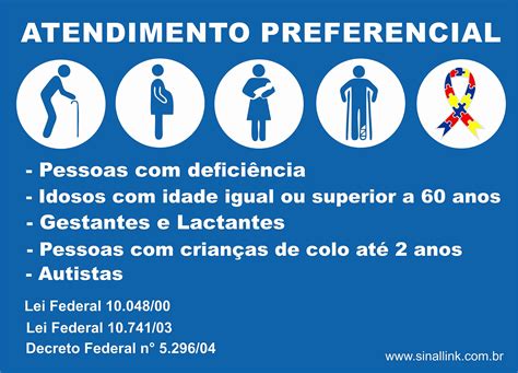 Placa Atendimento Preferencial Tudo Para Tornar Os Ambientes Mais
