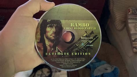 Opening To Rambo First Blood Part II 1985 2004 DVD 2008 Reprint