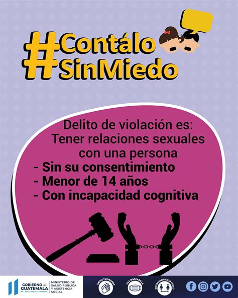Ministerio de Salud Pública on Twitter ContáloSinMiedo La