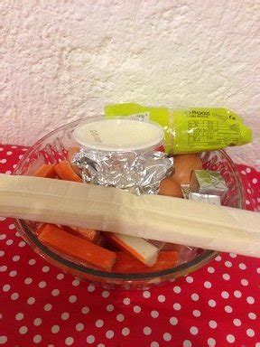 Faire une quiche aux bâtonnets de surimi et fromage style kiri