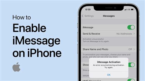 How To Enable Imessage On Iphone Easy Guide Youtube