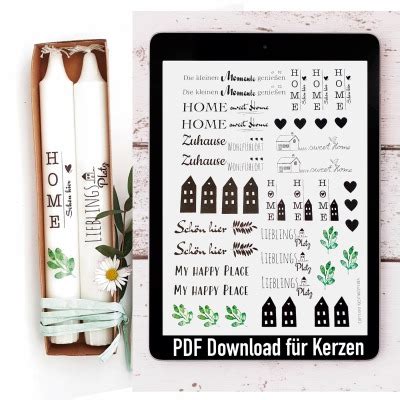 Pdf Vorlagen F R Kerzen Kreativk Pfchen